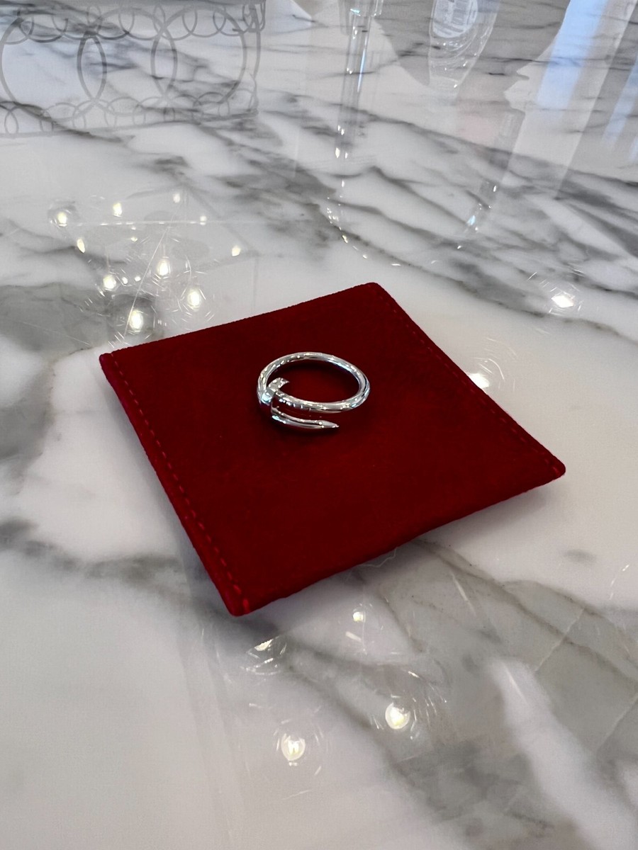 Cartier Juste Un Clou Ring - 18K White Gold Size - 7.5 Cartier Juste Un Clou Ring - 18K White Gold Size - 7.5
