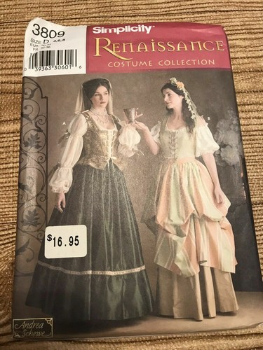 Renaissance sz 4-8 Peasant Wench Skirt Blouse SCA SEW PATTERN ...