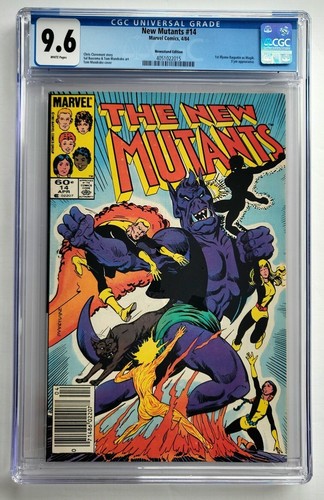 New Mutants #14 1st Illyana Rasputin as Magik Newsstand Edition 1984 ...