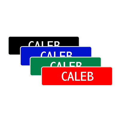 Caleb Street Sign Room Home Decor Caleb Children's Name Aluminum Metal ...