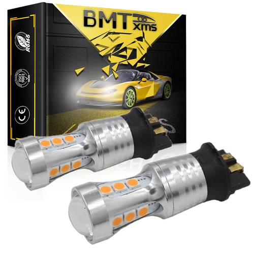 Amber PW24W PWY24W LED Bulbs For Audi BMW VW Turn Signal Lights No ...
