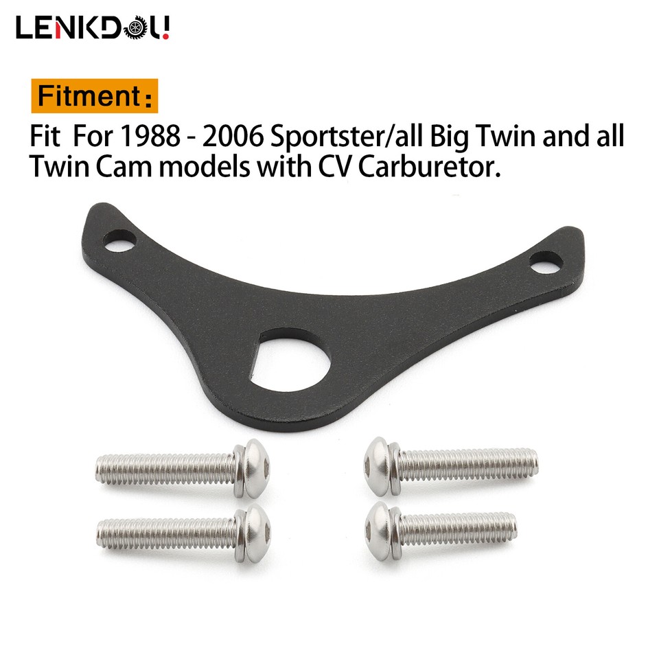 CV Carb Carburetor Relocation Choke Cable Bracket For Harley Sportster ...
