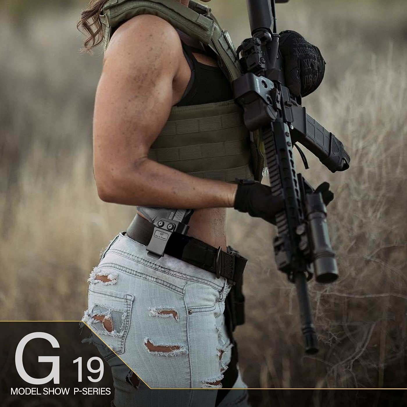 IWB Gun Holster For Glock 19 19x 32 45(Gen1-5 ), Colt 1911, Taurus G3C ...