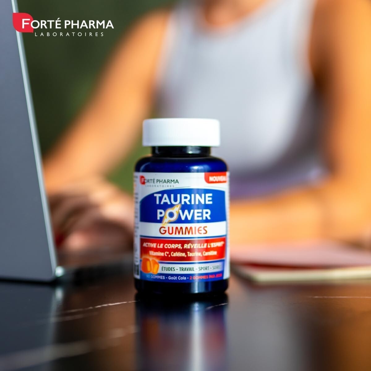 Forté Pharma - Taurine Power Gummies - Complément Alimentaire - 60 ...