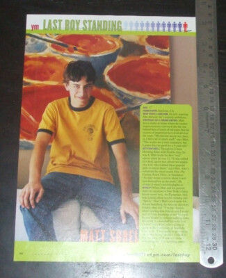 Matt Sobel | Taji Ameen original ONE magazine clipping page PHOTO ...