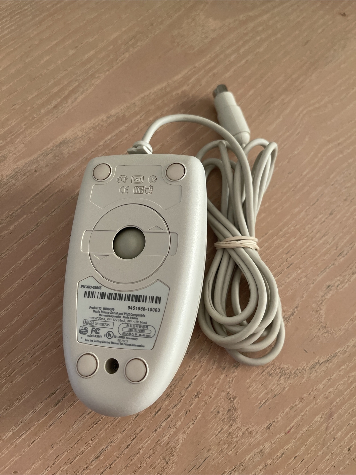 Microsoft Wired Mouse PS/2 Compatible. PN X03-69949. Used | eBay