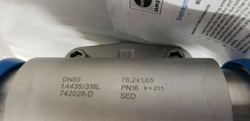 3" Samson SED 495.80.77.545.44.1 AS.SF2 Diaphragm Valve w/ Stonel ...