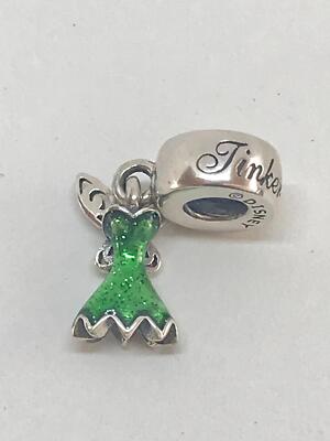 Pandora Disney, Tinker Bell Green Dress Charm 925 Ale | eBay