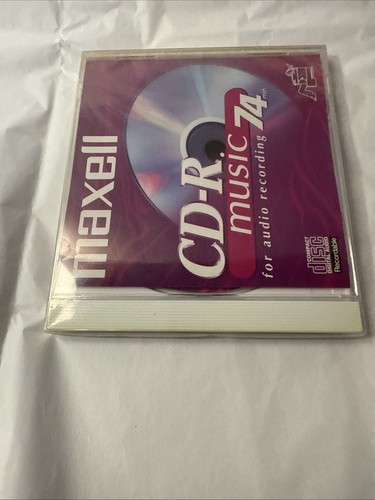 Maxell CD-R Music 74 min for audio recording Blank Media NOS Sealed | eBay