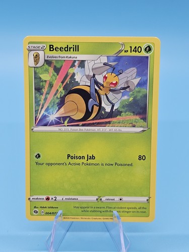 Beedrill 004/073 - Pokémon TCG - 2020 Champion's Path - Stage 2 ...