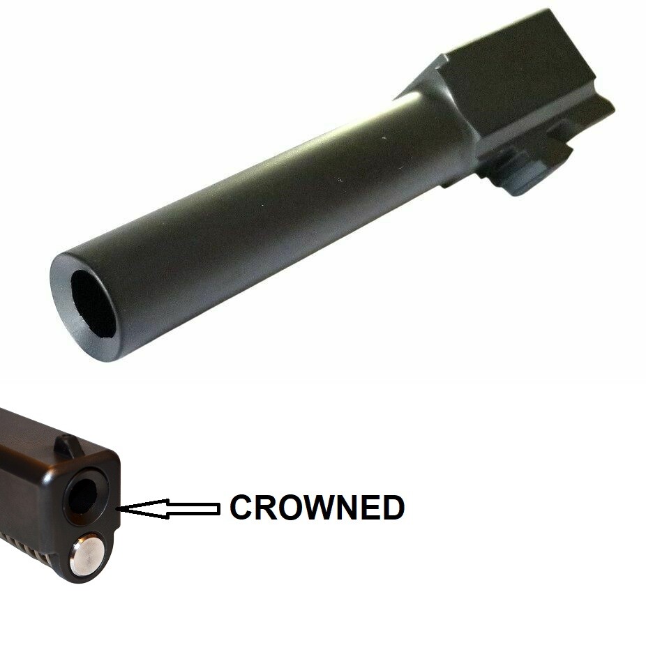 Black Barrel For Glock 19 Barrel 9MM 9x19 Fits GEN 1 2 3 4 5 Black DLC ...