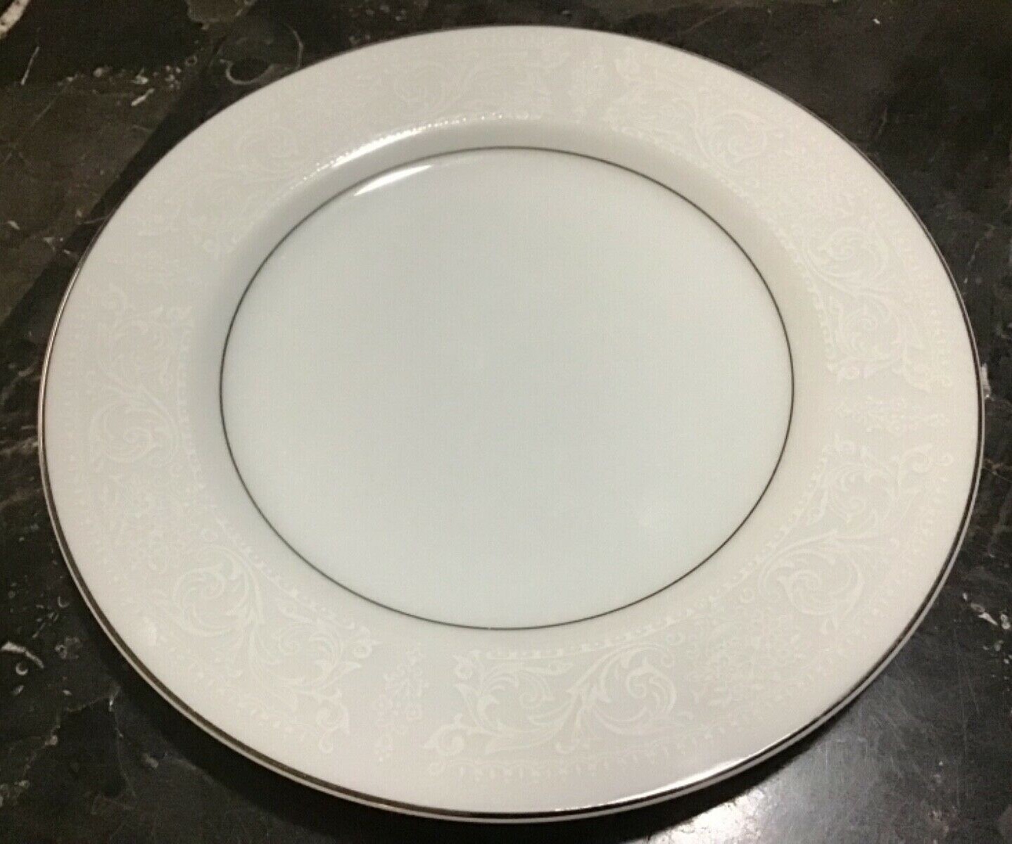 Translucent Fine China Salem China Co Lace Bouquet Platinum Trim | eBay UK