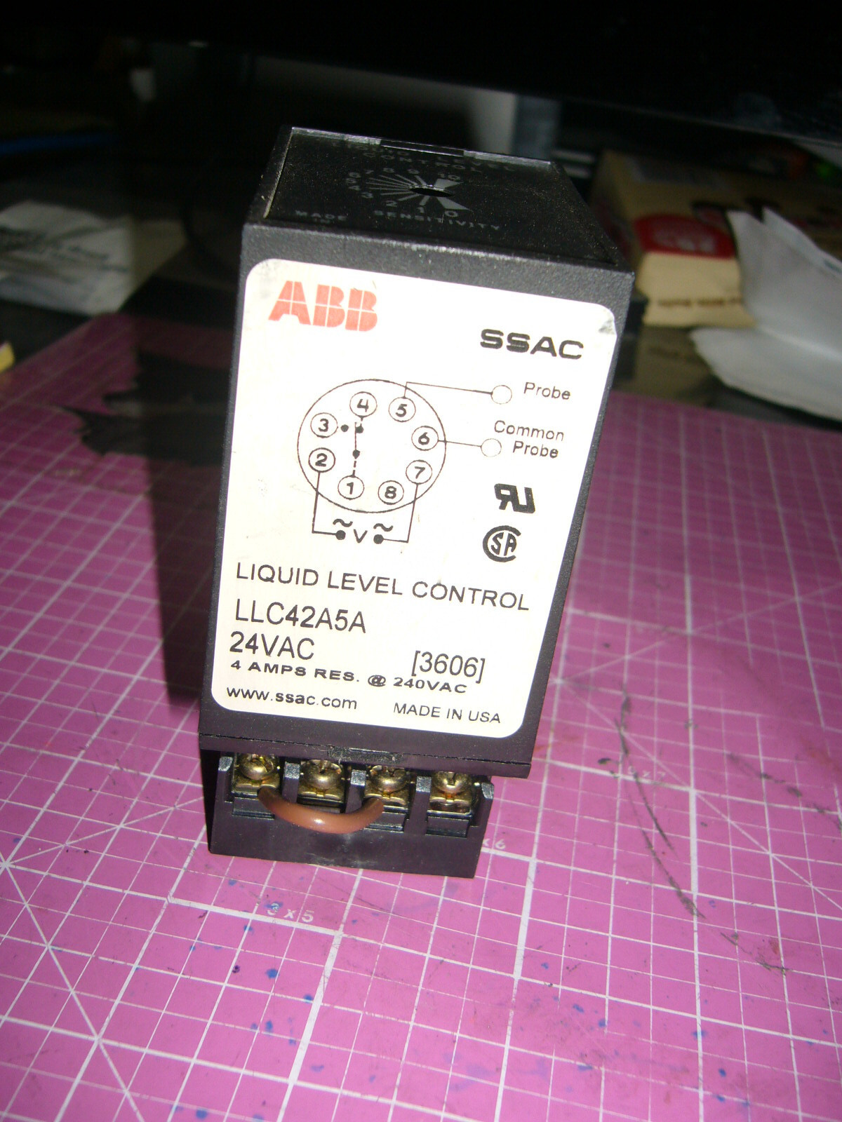 ABB SSAC LLC42A5A Liquid Level Control, 24 VAC Coil, 4 Amps, 240VAC | eBay