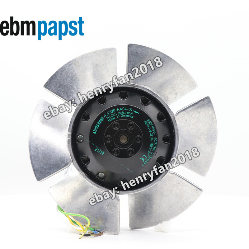 Ebmpapst A2D170-AA04-01 Axial Fan 230/400VAC 45/43W 0.16A ??170MM ...