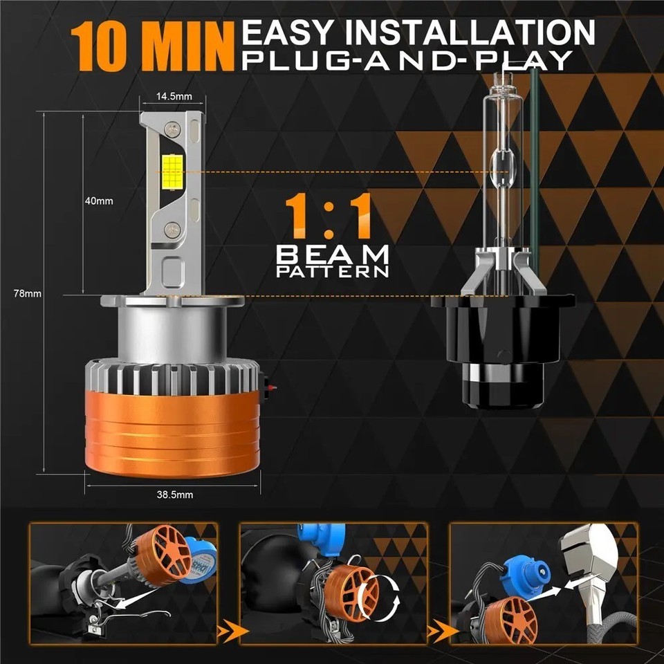 2x D2S LED Xenon Brenner 6000K HID Lampen VOLVO FH | eBay