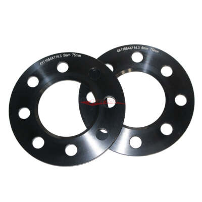 JJR 5mm Floating wheel Spacers - 4 Stud Multi-Fit (4 X 110 & 4 X 114.3 ...