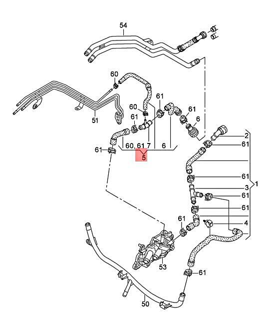 COOLANT HOSE WITH QUICK RELEASE COUPLING ONLY IN CONJ. WITH ...