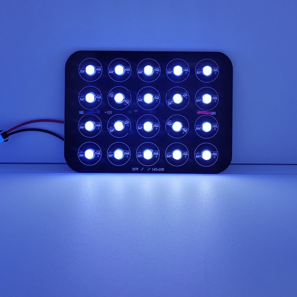 20W UV Purple 365nm 395nm 420nm 440nm LED +PCB F DIY Lamp Spot Light ...