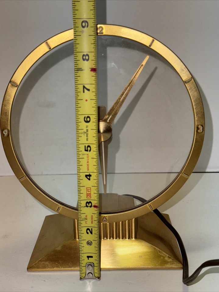 Vintage 1950’s Jefferson “The Golden Hour” Mystery Clock 580-101 True ...