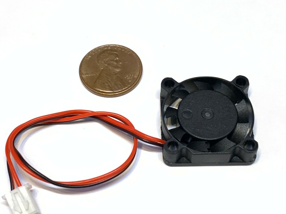 10 Pieces 5v Fan mini 25mm x 7mm 2pin 2507 dc mini micro brushless ...