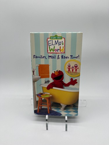 Sesame Street Elmo's World VHS Cassette Families Mail & Bath Time ...