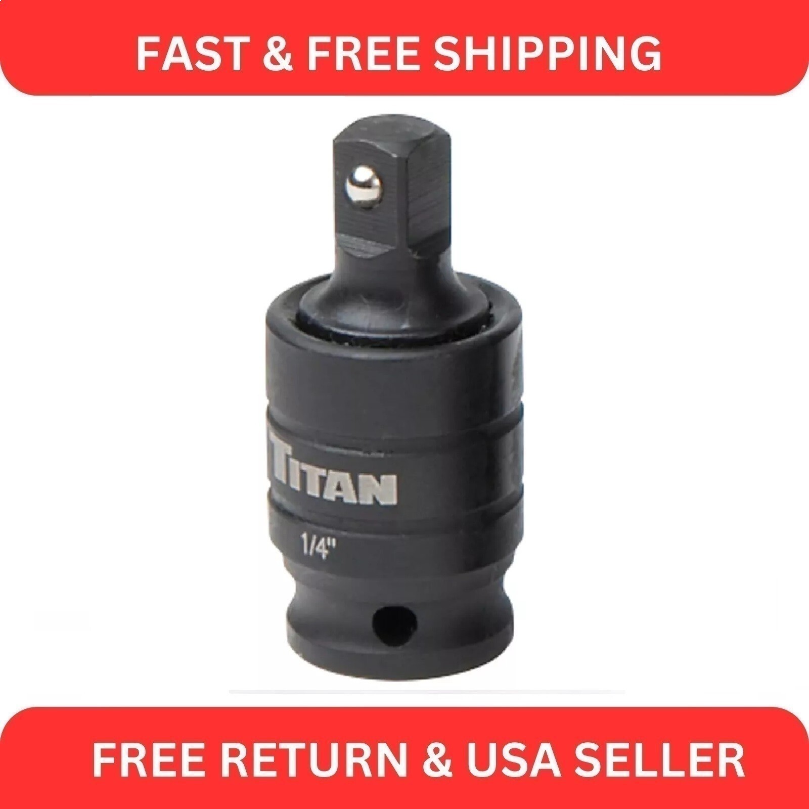 Titan 46158 1/4" Drive Pin-Free Locking Universal Joint | eBay