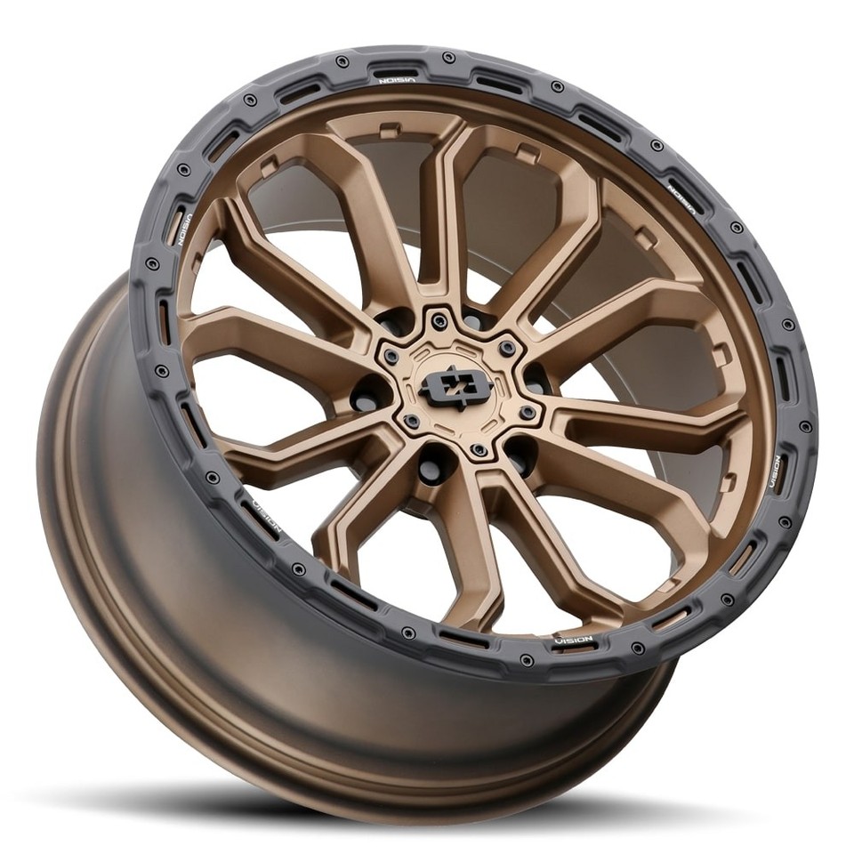 18x9 Vision 405 Korupt 6x135 12 Bronze Wheels Rims Set(4) 87.1 | eBay