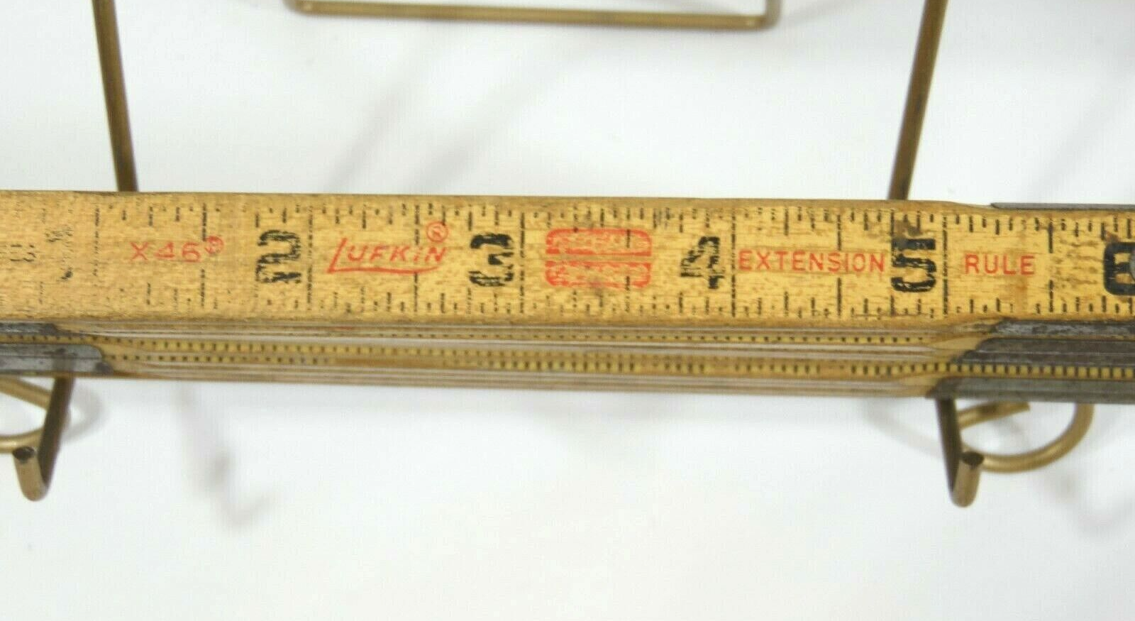 Vintage 60'S "LUFKIN" X46 "Red End" 6' Wood Folding ZigZag Ruler Made ...