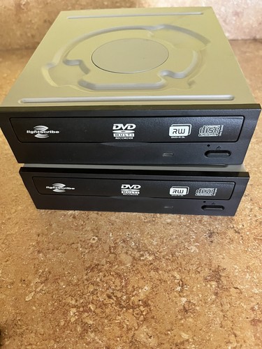 Lot Of 2 Lite-On iHAP422 DVD/CD RW Rewritable SATA Drive Black Original ...