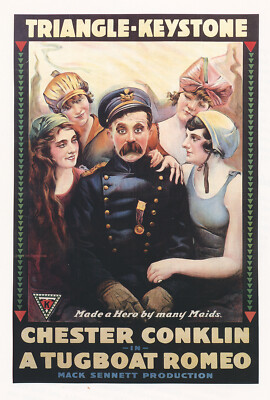 A Tugboat Romeo Triangle Keystone Mack Sennett Movie Kunstdruck Werbung ...
