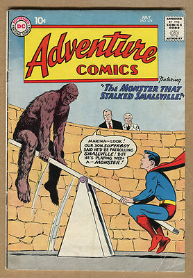 Adventure Comics #274 - Monster & Smallville -1960 (Graded 4.0) WH | eBay