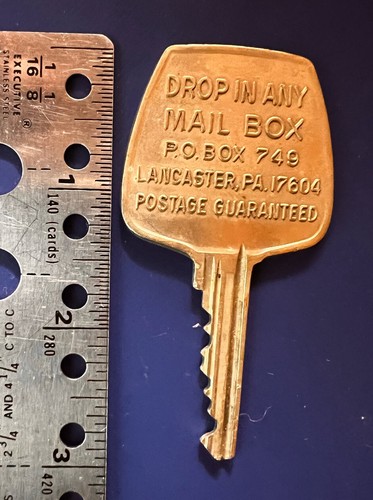 Vintage Hotel Key - Room 533 Lancaster PA (V2) | eBay