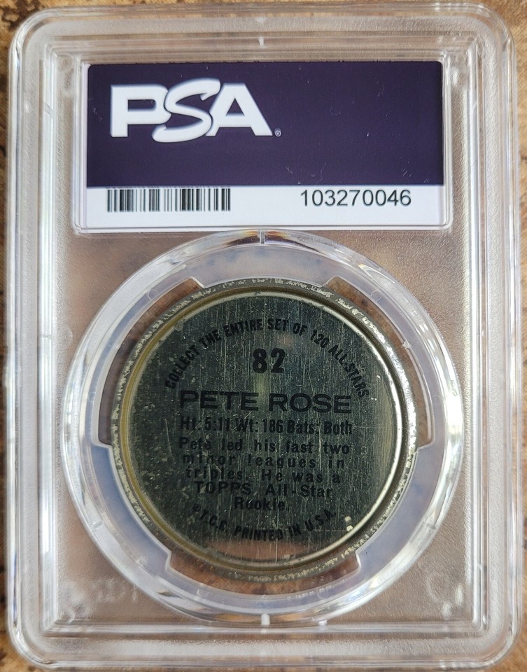 1964 Topps coins #82 Pete Rose - PSA 4 | eBay