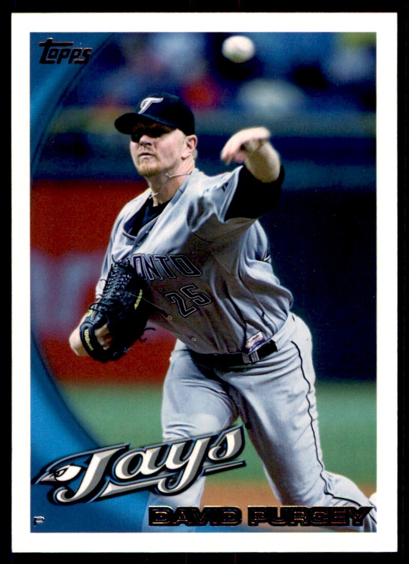 2010 TOPPS #644 DAVID PURCEY TORONTO BLUE JAYS | eBay