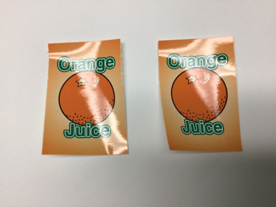 Commercial Juice Machine Orange Juice Sticker (2 each) 2” x 3” Brand ...