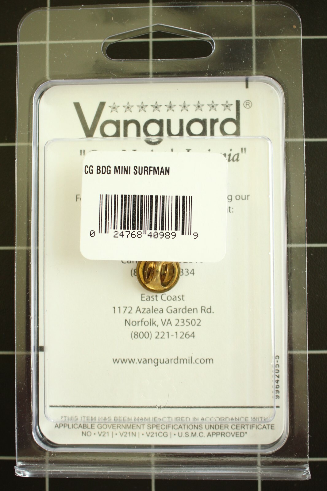 USCG US COAST GUARD SHIP SHORE AIR SURFMAN MESS DRESS MINI ...