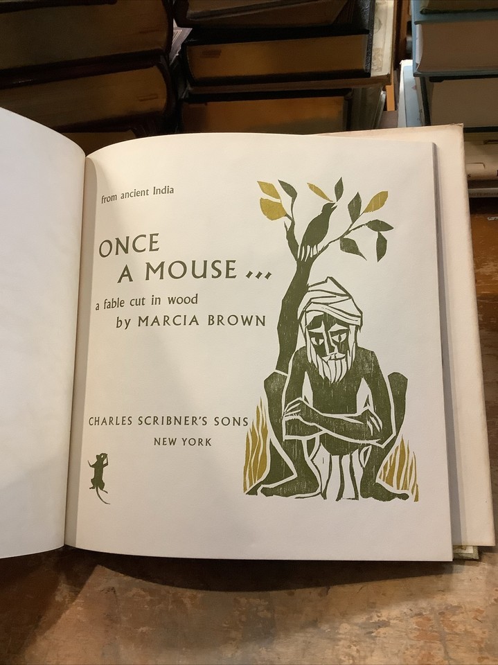 Once A Mouse By Marcia Brown 1st Ed 1st Printing 1961 Children's ...