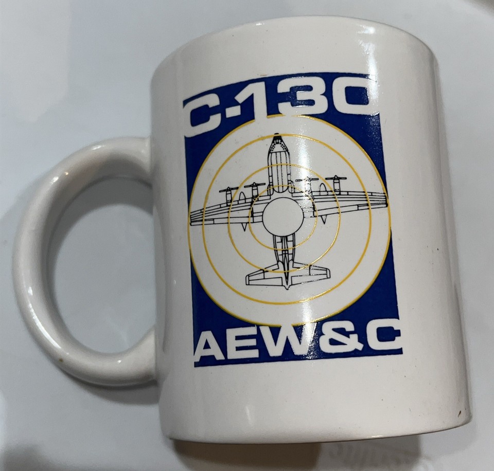 Lockheed Martin Ceramic Mug/cup, C-130 AEW&C, Hard To Find Collectible ...