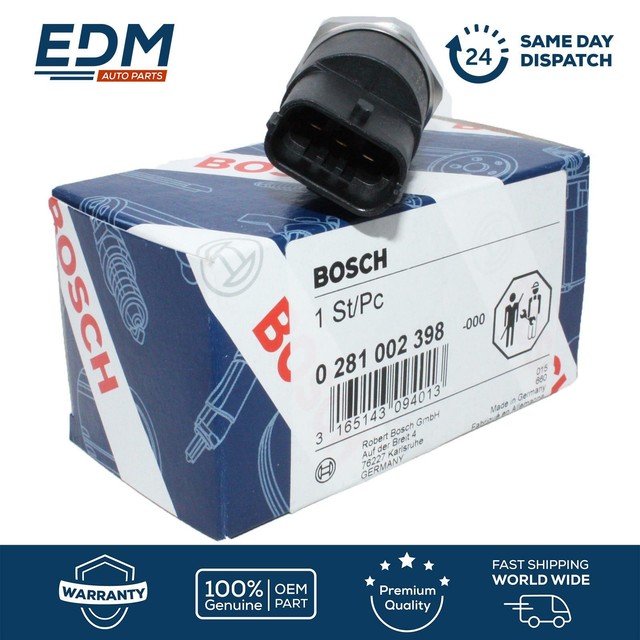 VAUXHALL Combo C 1.7d Fuel Pressure Sensor 04 to 11 Z17dth Bosch ...