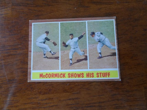 1962 TOPPS BASEBALL #319 MCCORMICK SHOWS HIS STUFF S.F. GIANTS EX-MT J ...