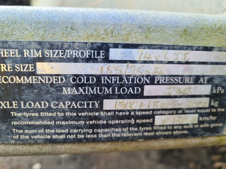 Gal box trailer 8x5 with electric brakes | eBay