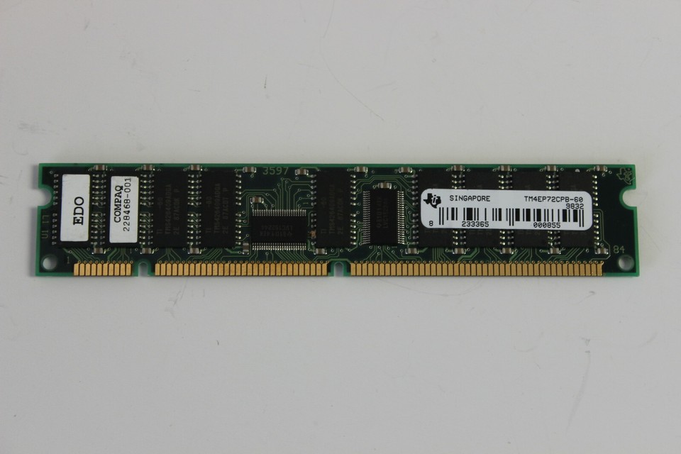 COMPAQ 281857-001 228468-001 32MB EDO 60NS 168 PIN DIMM MEMORY | eBay
