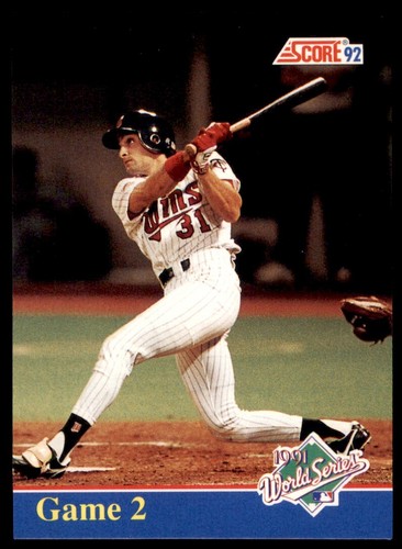 1992 Score Factory Inserts #B2 Scott Leius Minnesota Twins | eBay