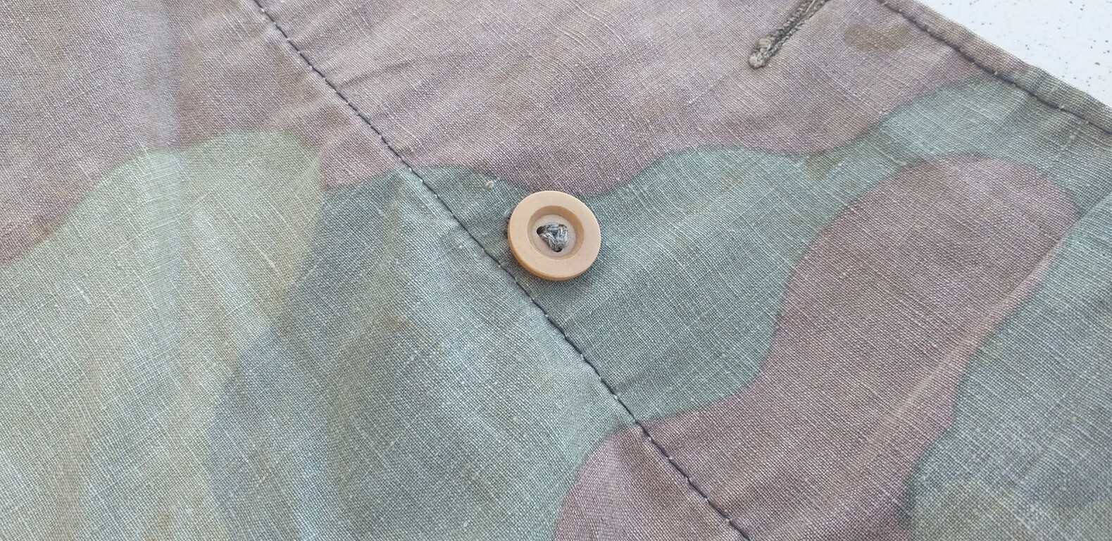 German Army WW2 camo tent shelter half in M29 pattern Italian Army 1941 ...