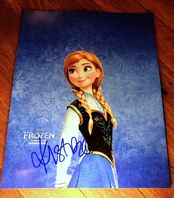 Frozen Disney Anna Autograph Signed By Kristen Bell | eBay