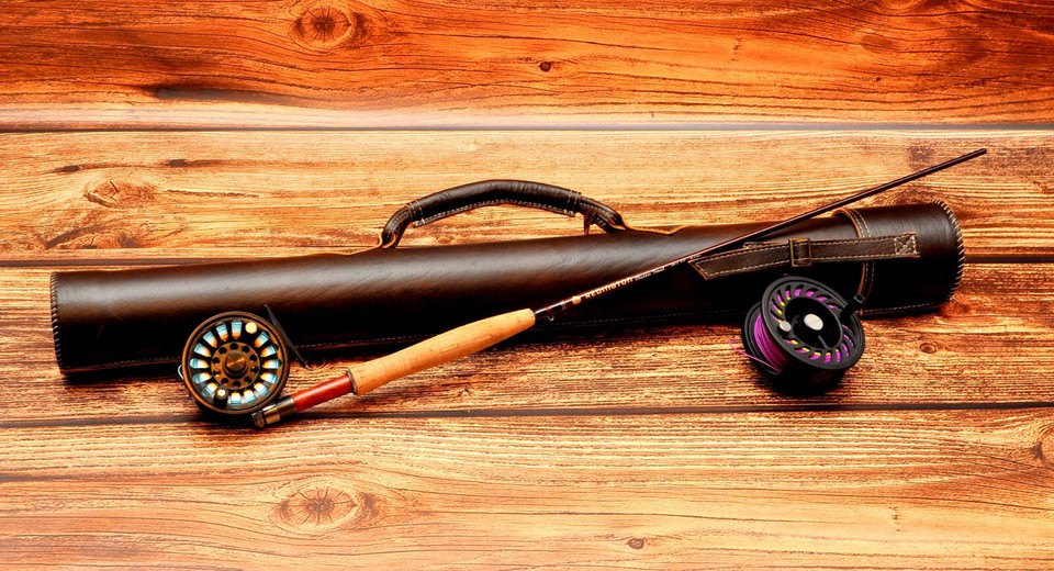 Handmade Leather Fly Rod Case ,Leather tube for Fishing Rod Gift Fly ...