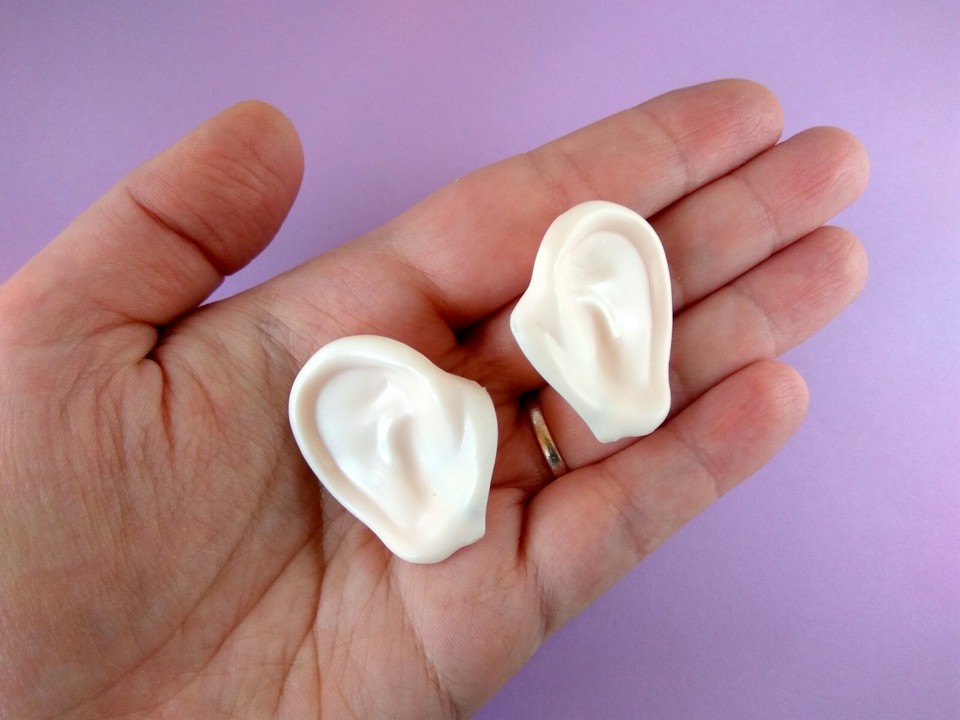 Blyth doll ears, elf fairy custom accessories. 12-inch 1:6 scale doll ...