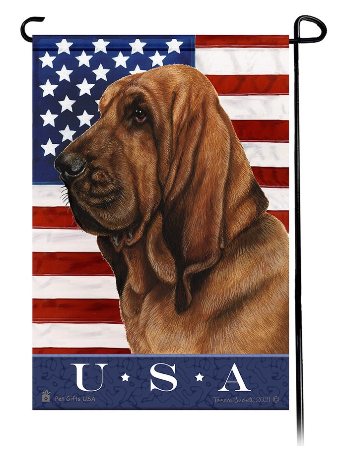 Bloodhound True Blue Patriotic Flag | eBay