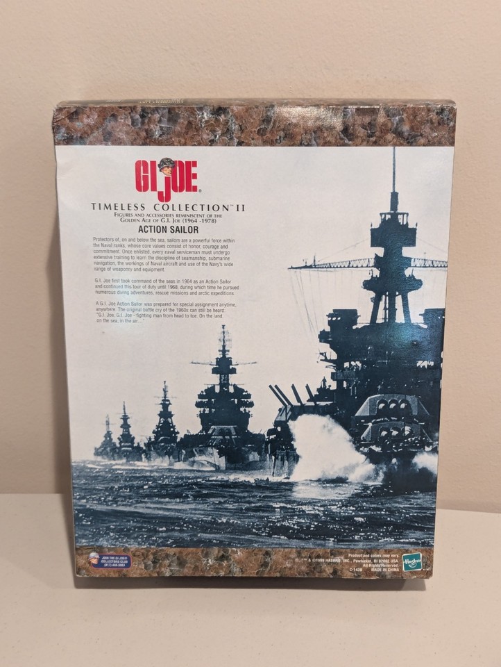 GI Joe Timeless Collection II Action Sailor – Hasbro 12" Figure w ...