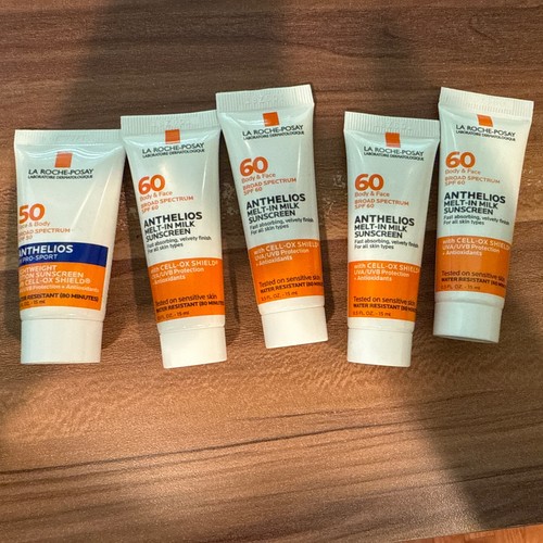 5 La Roche-Posay Anthelios Clear Skin Sunscreen SPF 50-60, 15ml 0.5fl ...